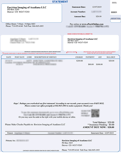 Online Bill Pay | Envision Radiology