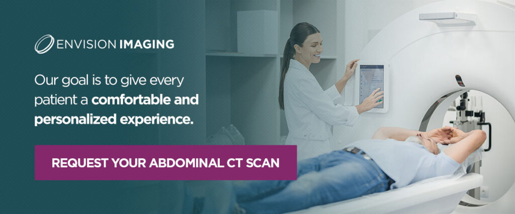 Preparing for an abdominal CT scan - Envision Radiology